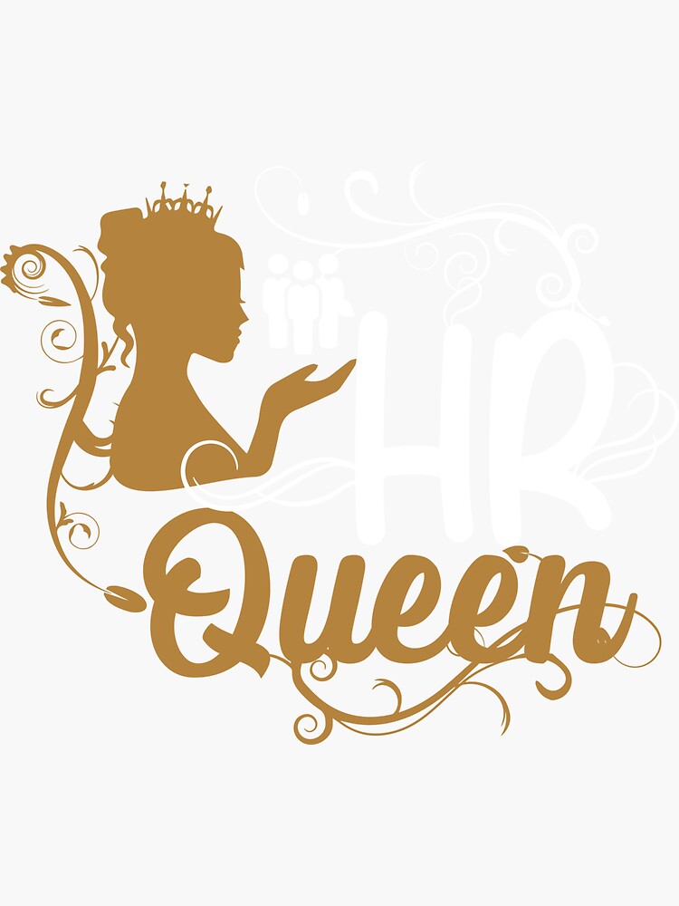 "Human Resources HR Queen Women " Sticker for Sale by lamo2 | Redbubble