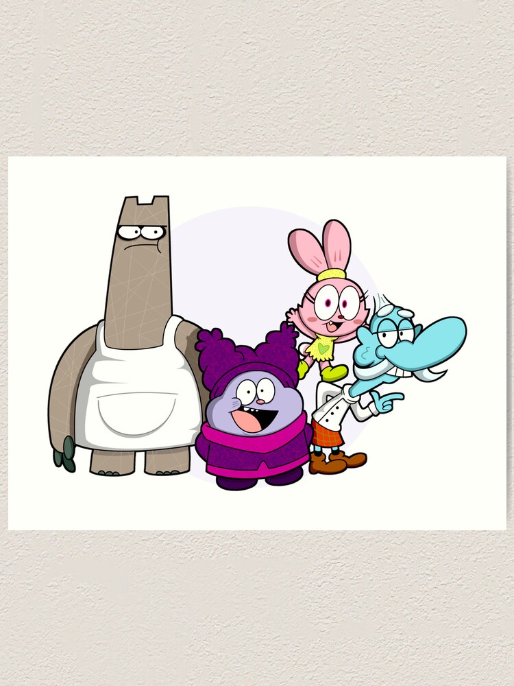 "Chowder cartoon logo" Art Print for Sale by buloehndu | Redbubble