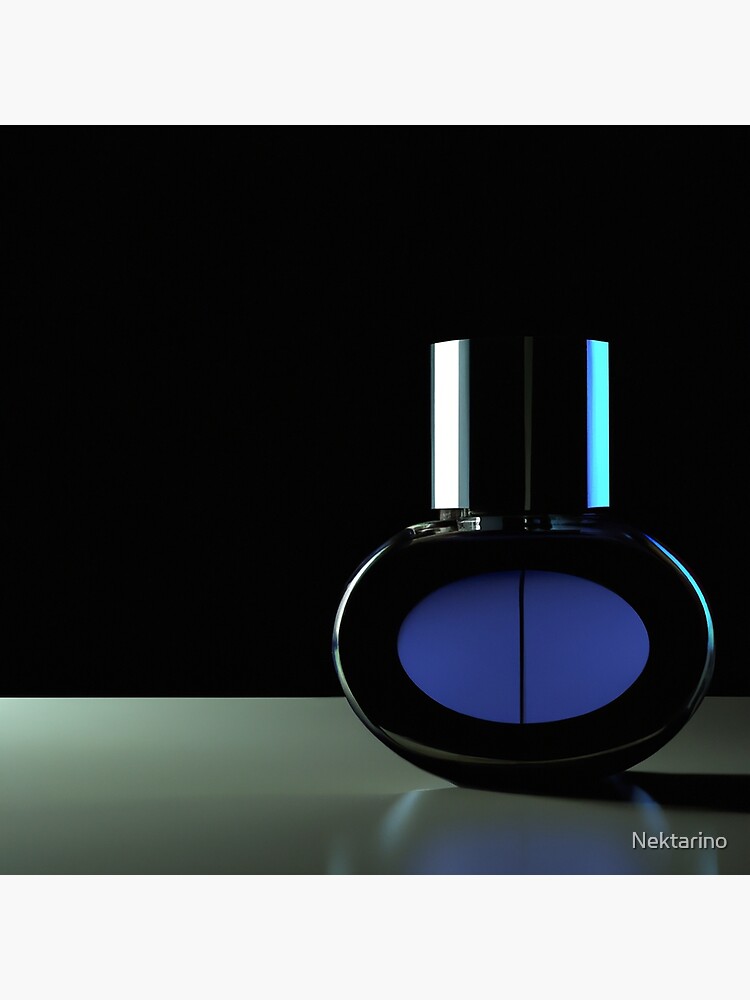 "Blue Perfume Bottle" Poster for Sale by Nektarino | Redbubble