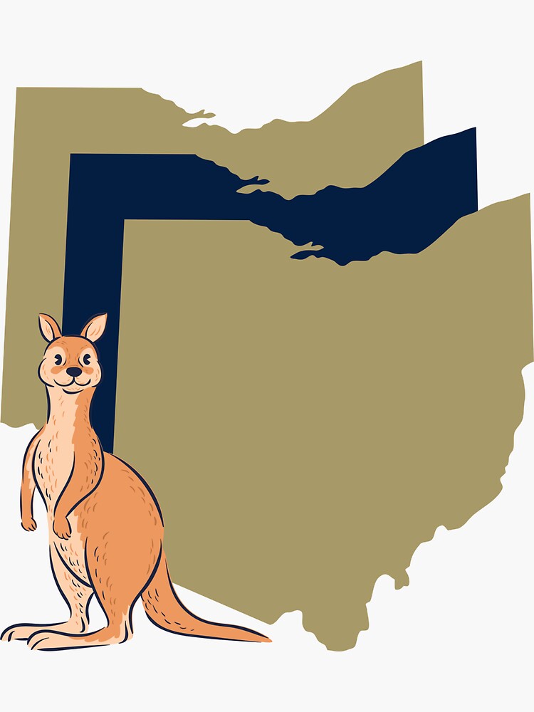 "Ohio Border, Zips" Sticker for Sale by LatterDaze | Redbubble