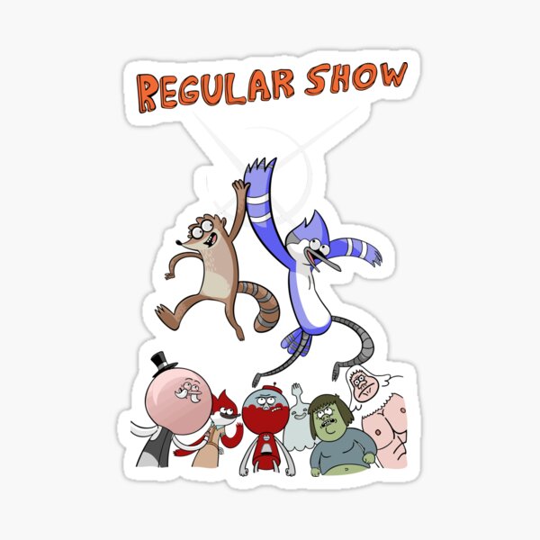"Regular Show logo" Sticker for Sale by buloehndu | Redbubble