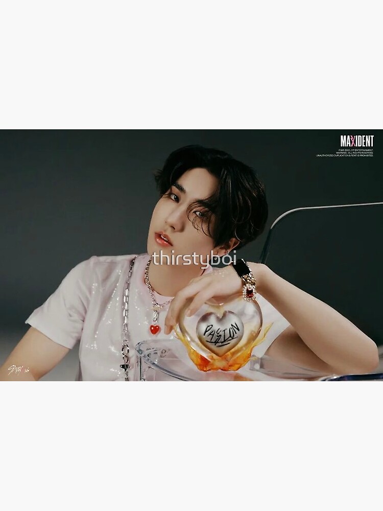 "Han SKZ Maxident Teaser " Sticker for Sale by thirstyboi | Redbubble