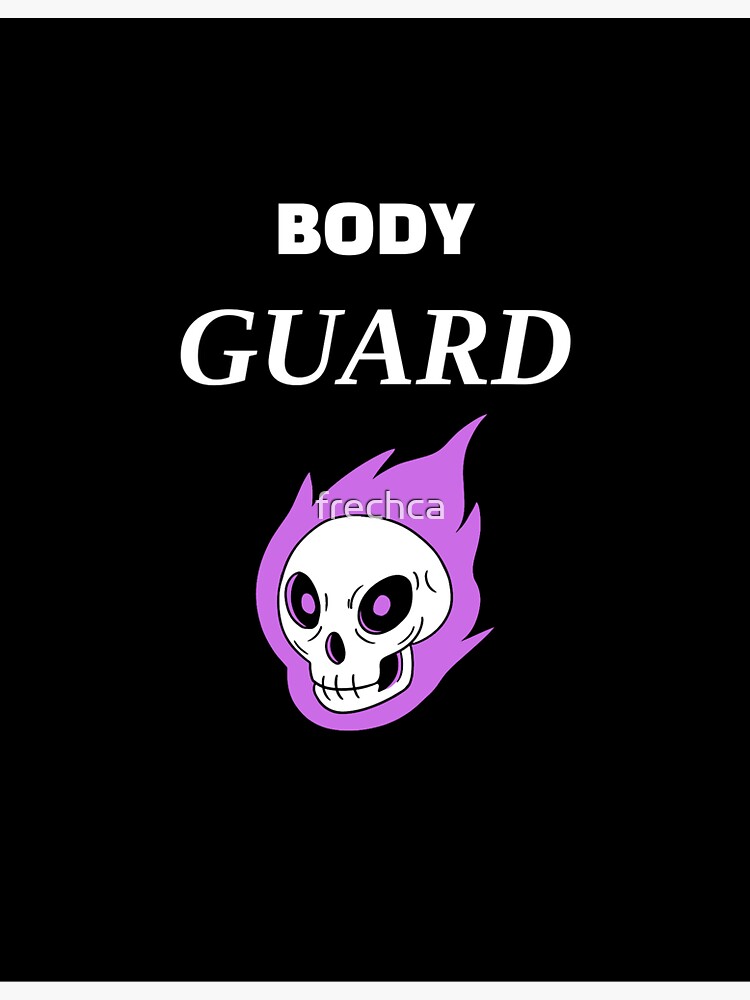 "BODY GARD" Sticker for Sale by frechca | Redbubble