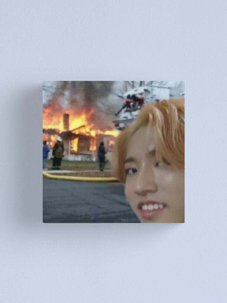 "Han Jisung Meme" Canvas Print for Sale by thirstyboi | Redbubble