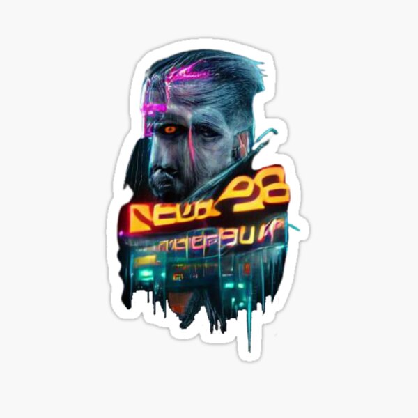 "Cyberpunk mutant" Sticker for Sale by Mizore-Design | Redbubble