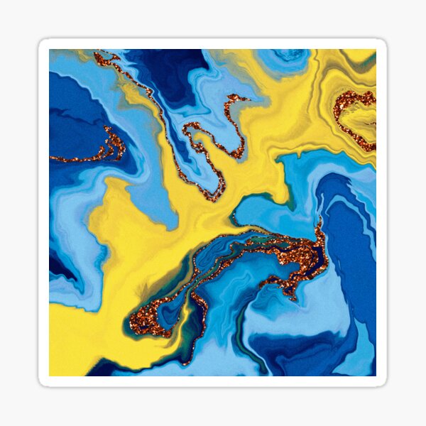 "Lightheaded | Trippy Liquid Art | Trippy Art | Stoked Up Art" Sticker ...