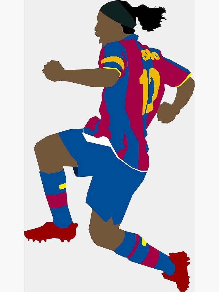 Póster «Ronaldinho Número 10 BC-FC» de AlvinCorderoT | Redbubble