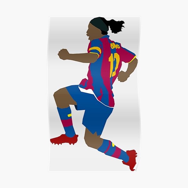 Póster «Ronaldinho Número 10 BC-FC» de AlvinCorderoT | Redbubble