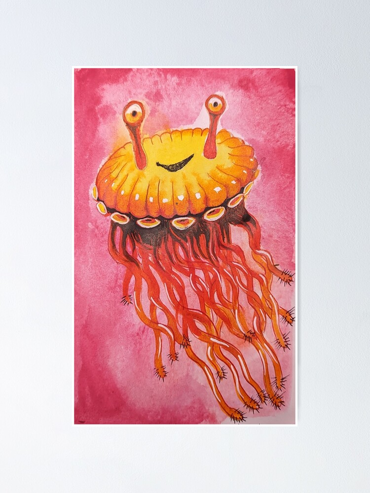 "Flumph (D&D 5e)" Poster for Sale by chadtheartist | Redbubble