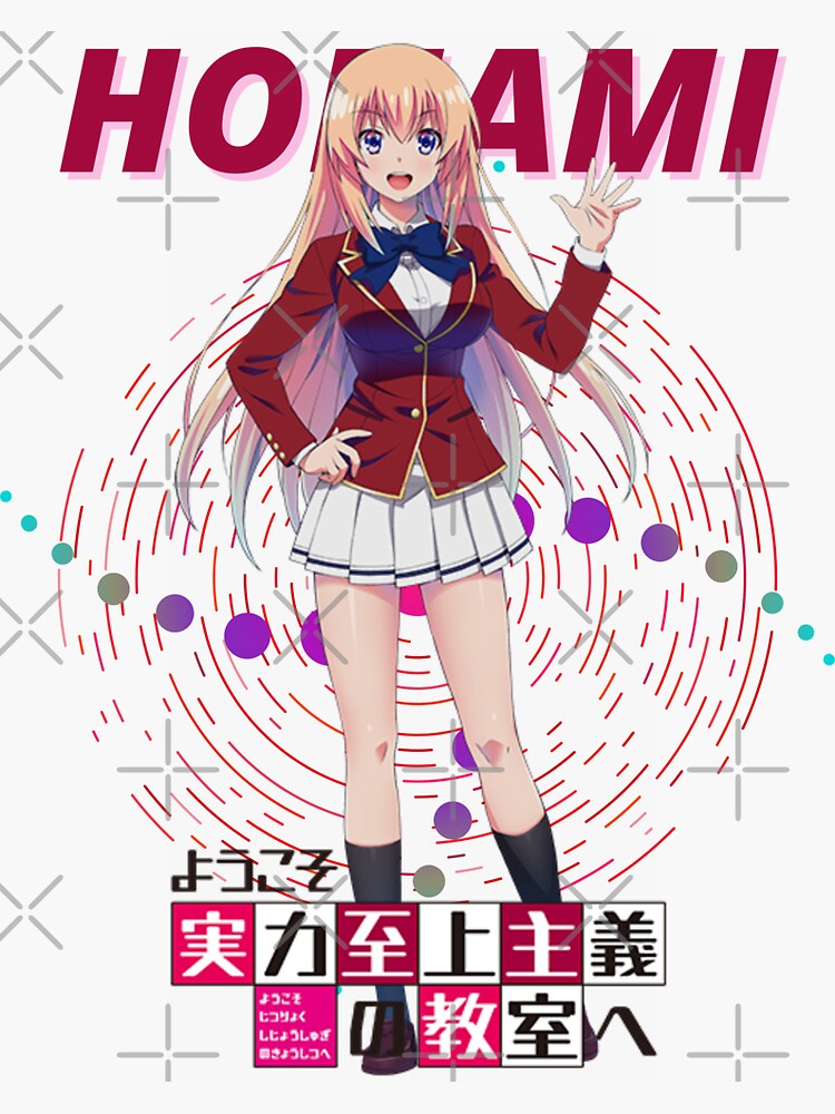 Pegatina «Honami Ichinose, Suzune Horikita, Honami, Sudo Ken, Aula De La Elite, Horikita, Suzune ...