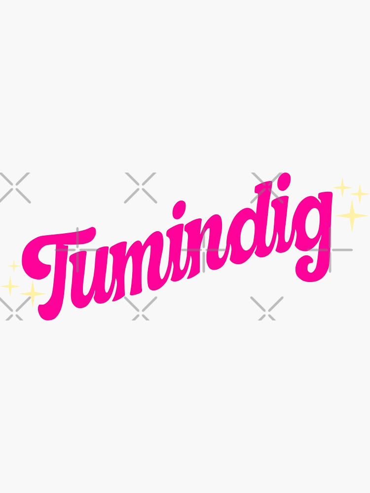 "Tumindig" Sticker for Sale by kayumanggiclub | Redbubble