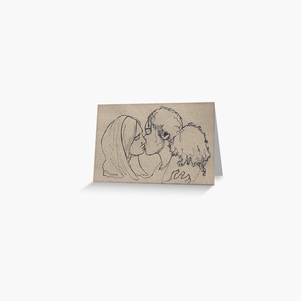 "Kadena Single Line Drawing" Greeting Card by rejka | Redbubble