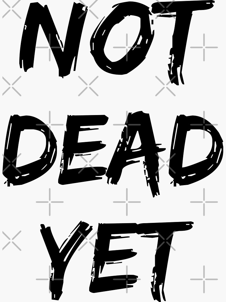 "Frank turner - Not dead Yet." Sticker for Sale by Amraiu13 | Redbubble