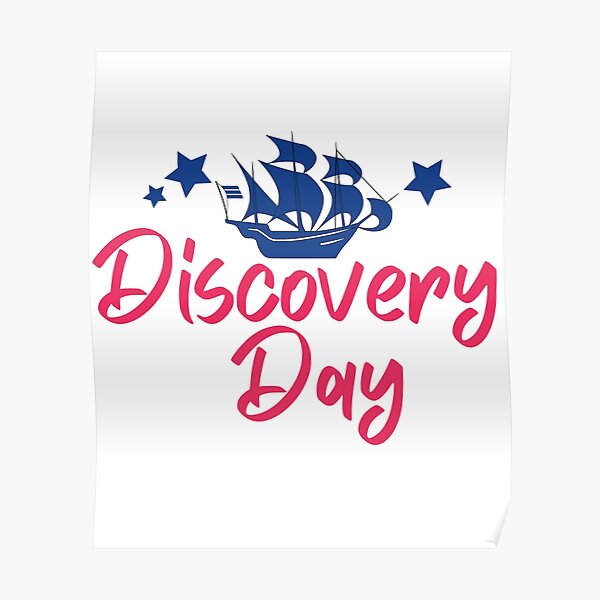 "Columbus day happy discovery day " Poster for Sale by MEIZOU | Redbubble