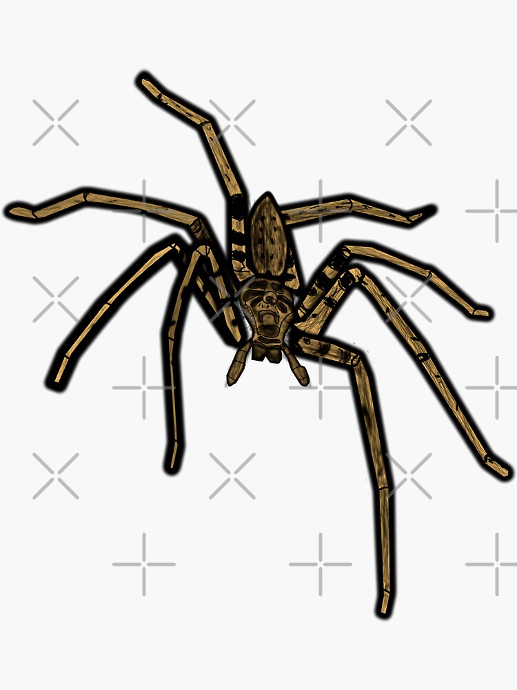 "Huntsman Spider" Sticker for Sale by Grepthor | Redbubble
