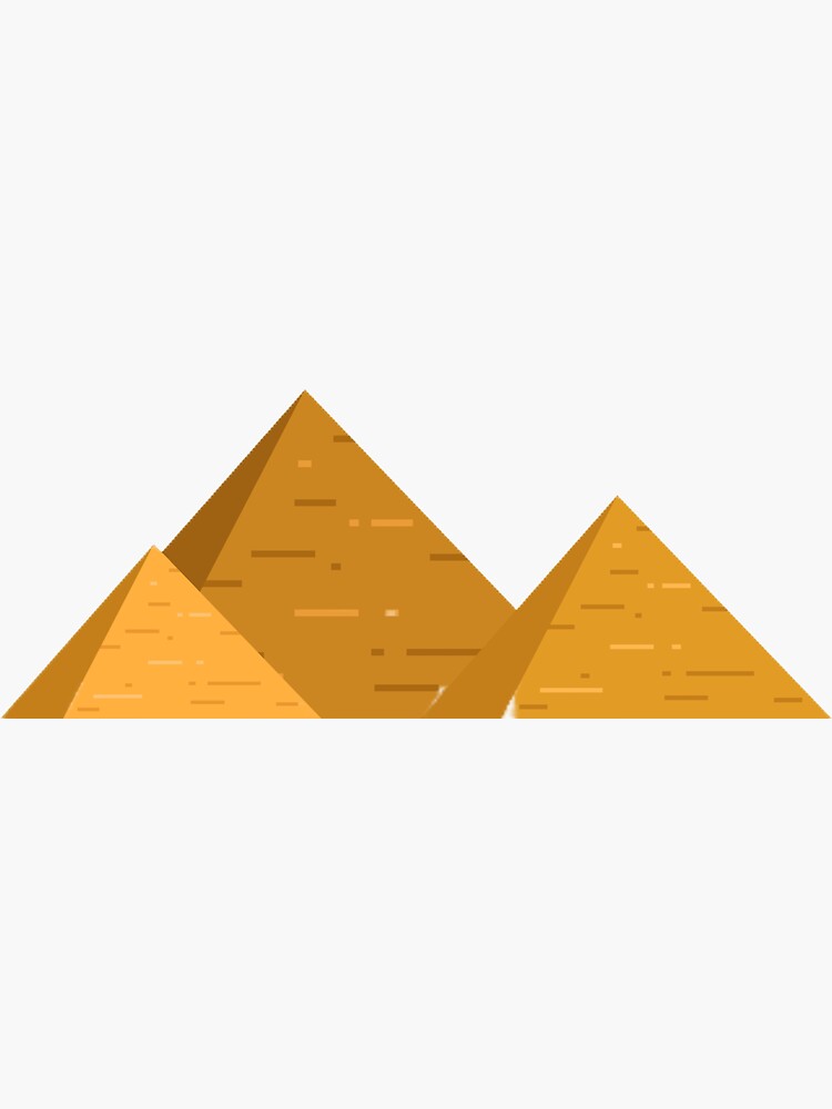 "Pyramids " Sticker for Sale by wa2022 | Redbubble