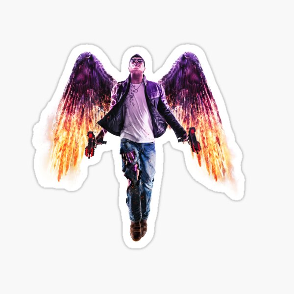 "Saints Row, Gat" Sticker for Sale by Syphermorian | Redbubble