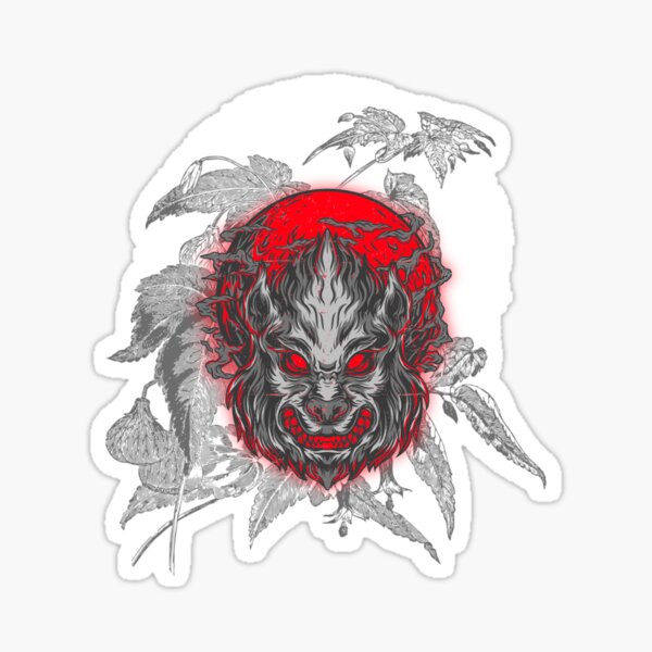 "Werewolf Full Moon" Sticker for Sale by DancingMonkey11 | Redbubble