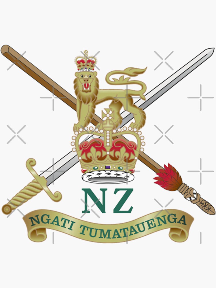 "Logo of the New Zealand Army" Sticker for Sale by Shav | Redbubble