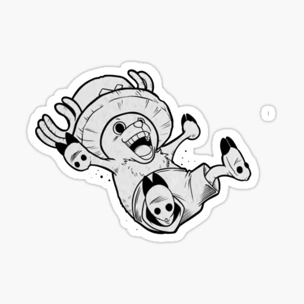 "Chopper One Piece" Sticker for Sale by KaitoHunt | Redbubble