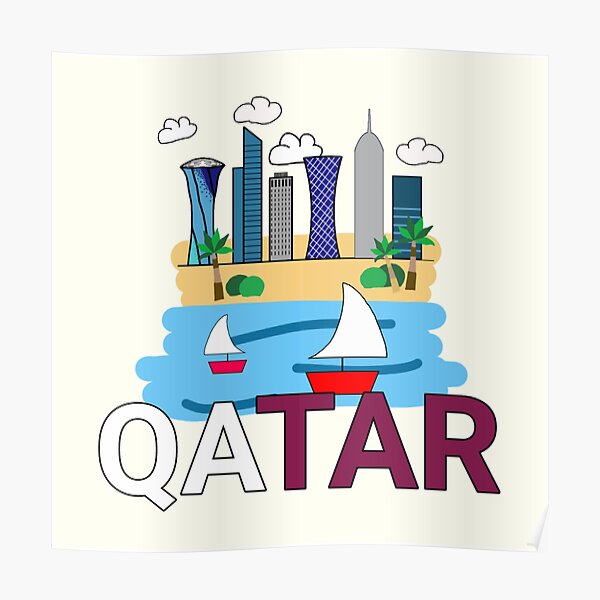 "Qatar" Poster for Sale by SimplyKarla | Redbubble