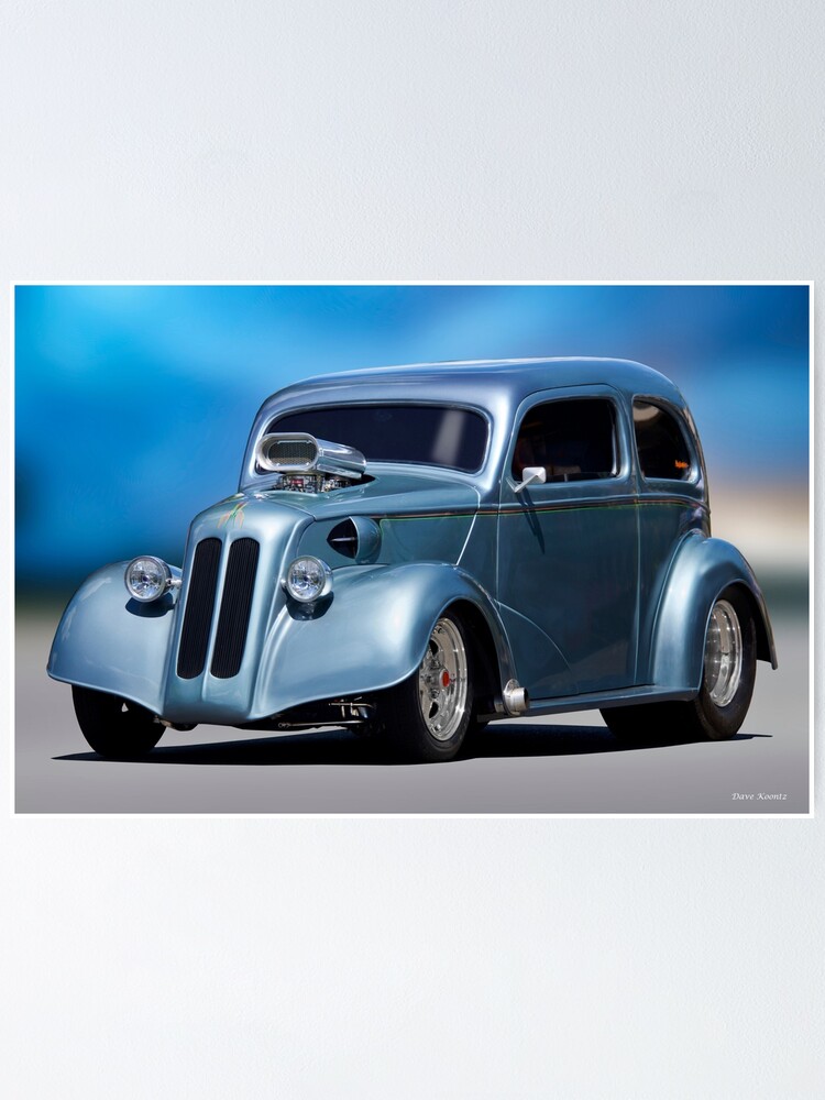"1949 Ford Anglia 'Pro Street' Coupe " Poster for Sale by DaveKoontz ...