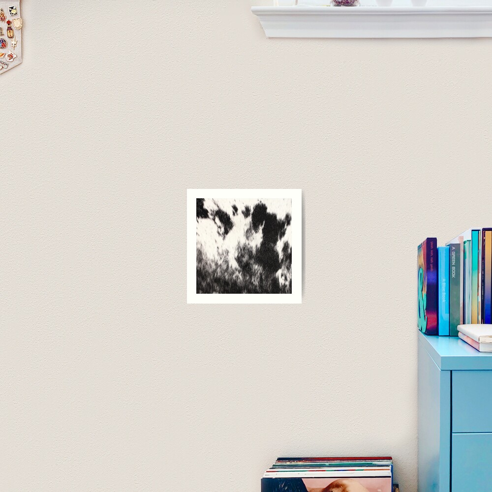 "Western Cowhide Pattern - Black And White" Mouse Pad for Sale by ...