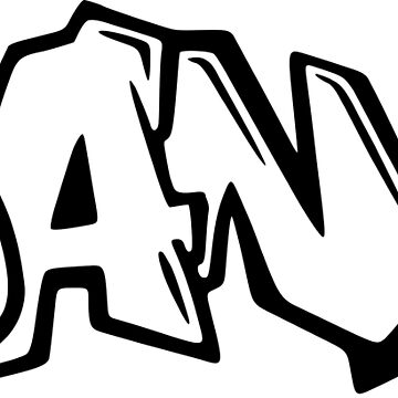 "Dana - Graffiti Name Design" Art Board Print for Sale by NameThatShirt ...