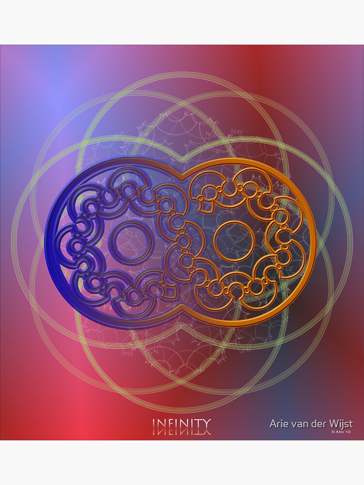 "Infinity" Sticker for Sale by Aart | Redbubble