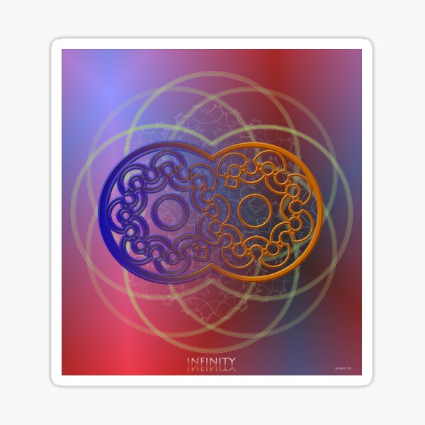 "Infinity" Sticker for Sale by Aart | Redbubble