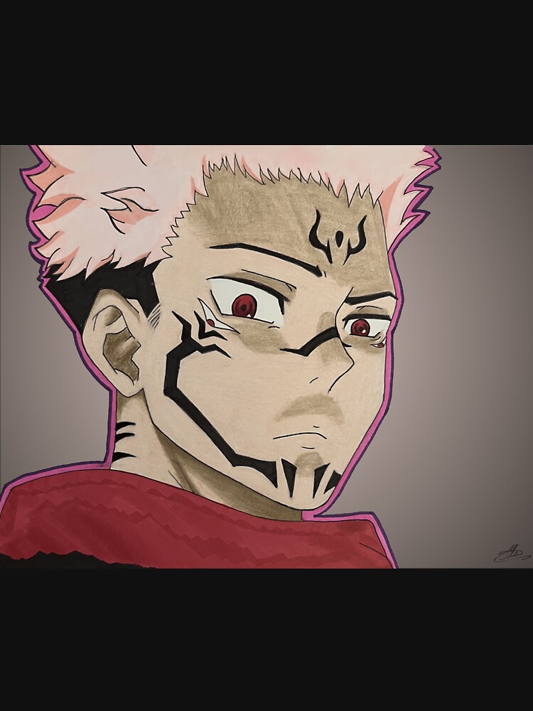 "Yuji Itadori Possessed by Sukuna King of Curses" T-shirt for Sale by ...