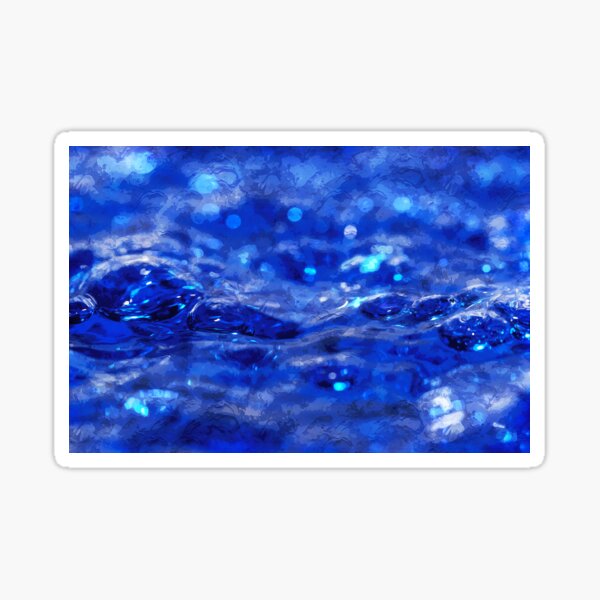 "Royal Blue Aqua" Sticker for Sale by werdantem | Redbubble