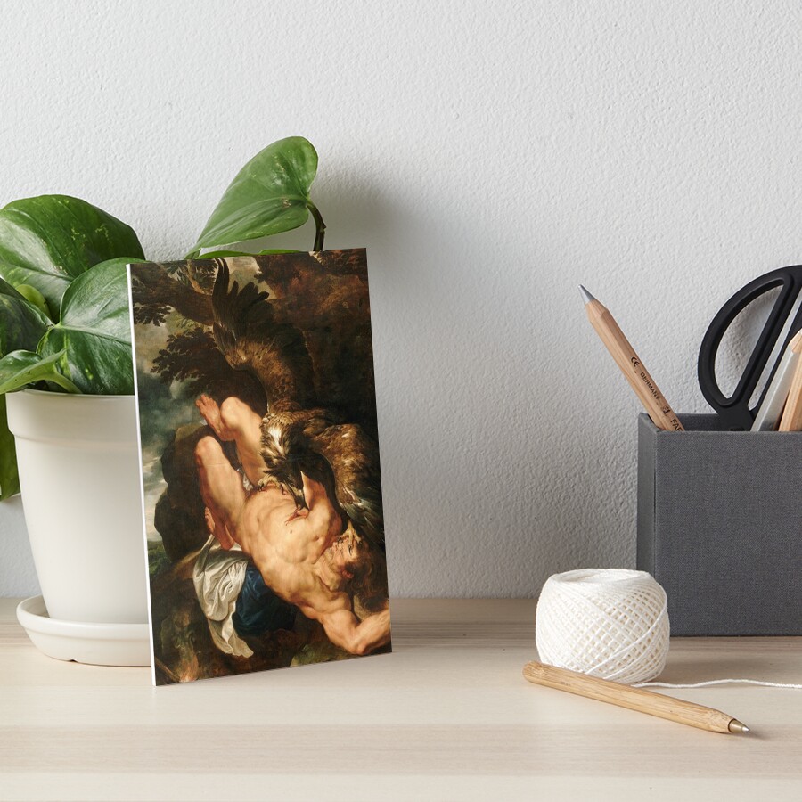 "Prometheus Bound - Peter Paul Rubens and Frans Snyders" Art Board ...