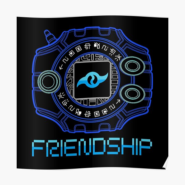 "digimon friendship" Poster for Sale by KyodanJr | Redbubble