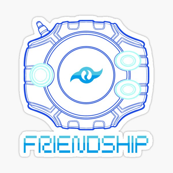 "digimon friendship" Sticker for Sale by KyodanJr | Redbubble