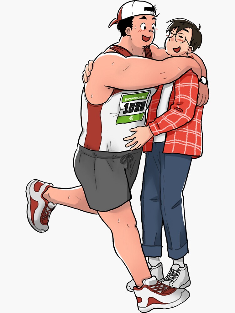 "Finish Line" Sticker for Sale by Koongbg | Redbubble