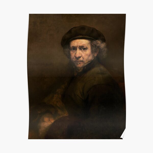 "Self Portrait | Rembrandt van Rijn | 1659 Renaissance Art" Poster for ...