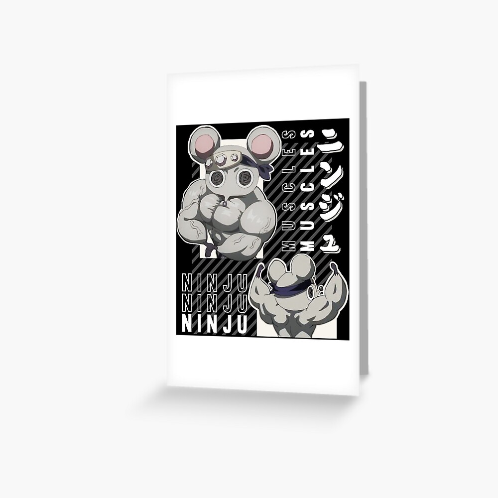 "Ninju Shino Buff Mice ニンジュ | Demon Slayer Kimetsu no Yaiba " Greeting ...