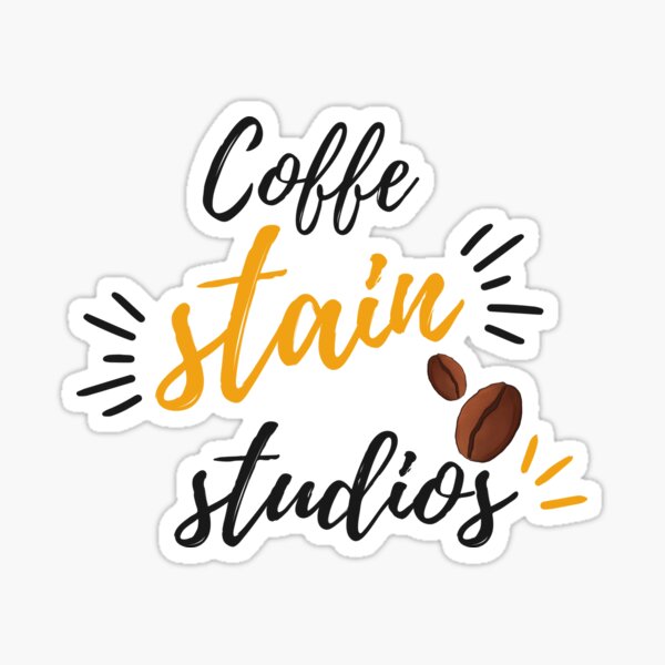 "coffee stain studios" Sticker for Sale by zozSHIRTS | Redbubble