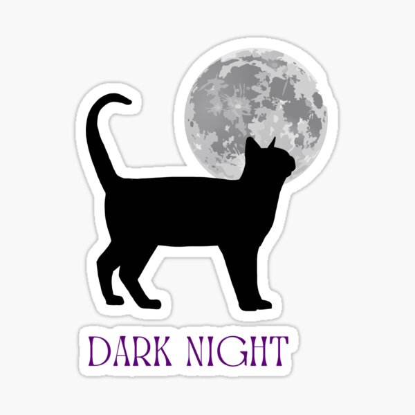 "Dark Night" Sticker for Sale by USAM1 | Redbubble
