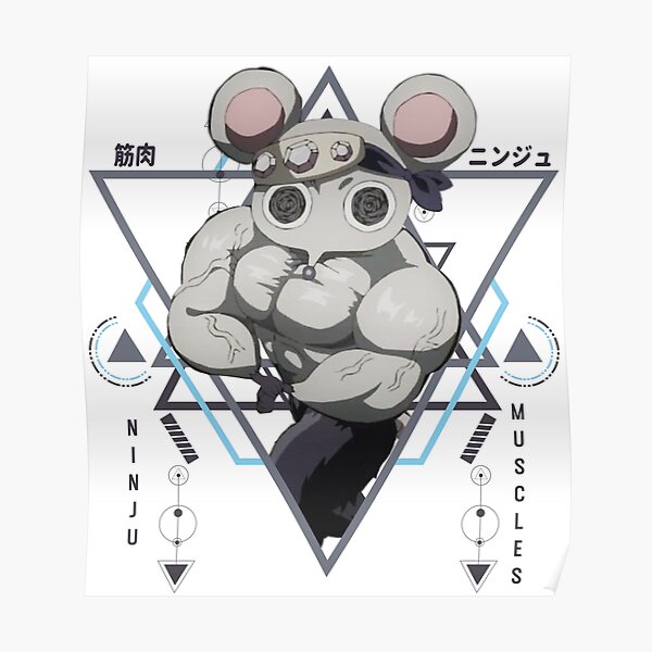 "Ninju Shino Buff Mice ニンジュ | Demon Slayer Kimetsu no Yaiba " Poster ...
