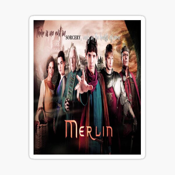 "MERLIN BBC TV SHOW FANTASY" Sticker for Sale by artatiana | Redbubble