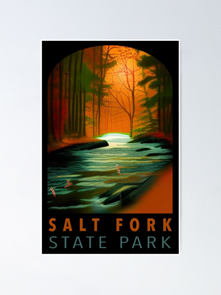 "Salt Fork State Park Ohio" Poster for Sale by CattlettArt | Redbubble
