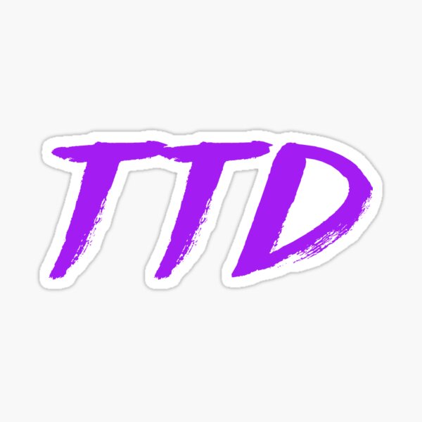 "TTD - Ten Toes Down" Sticker for Sale by teeprintsio | Redbubble