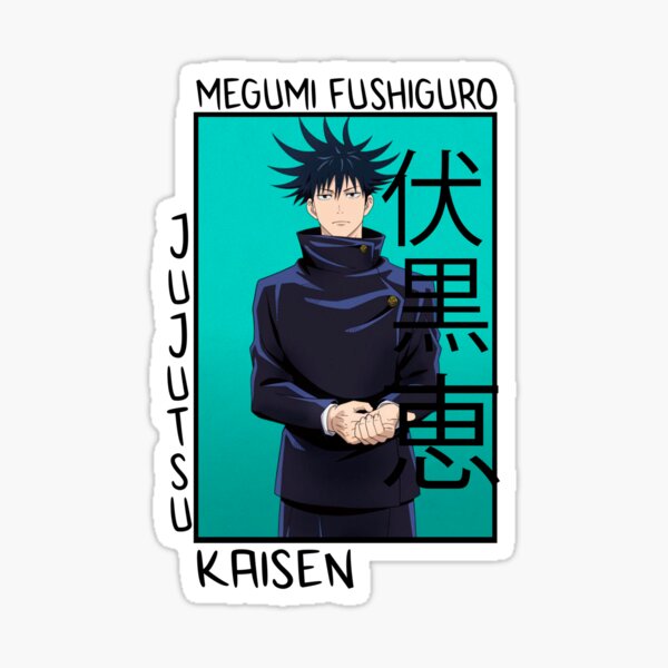 "megumi fushiguro - jujutsu kaisen" Sticker for Sale by Hoomura | Redbubble