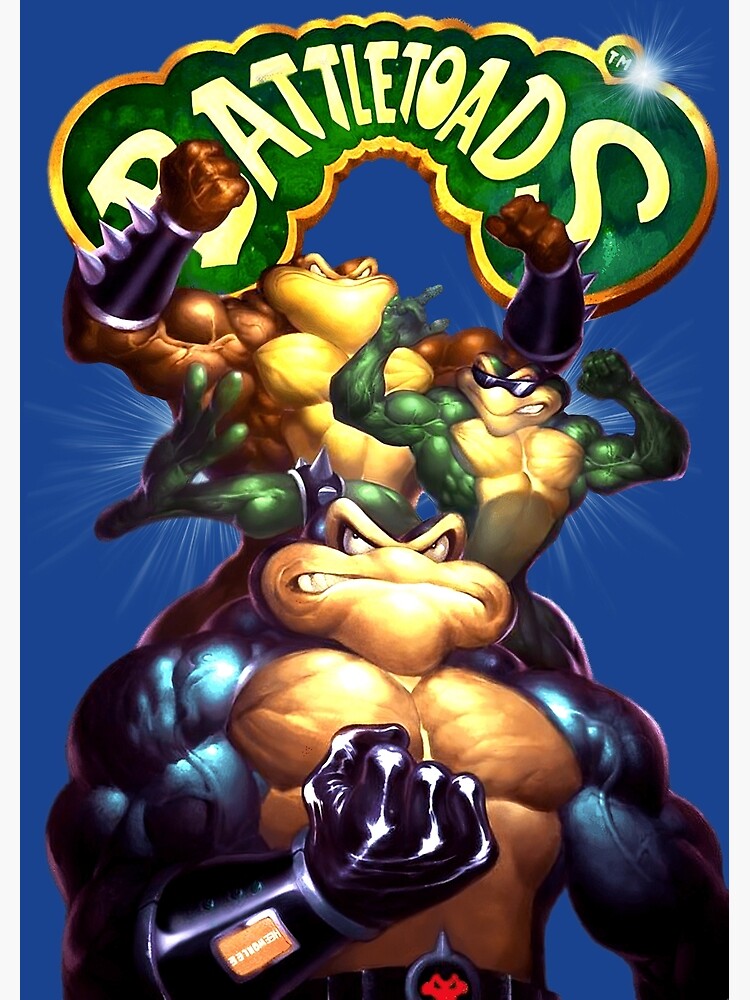 "Battletoads - Illustration in 4K" Art Print for Sale by animacionjec | Redbubble