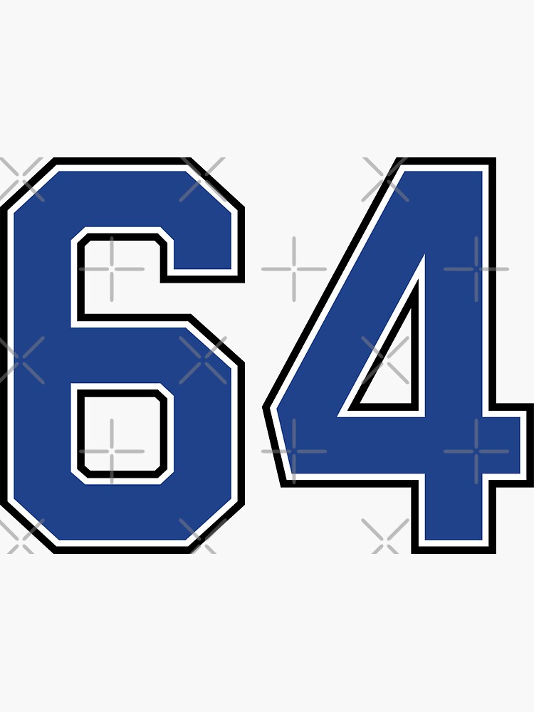 Number 64 Jersey