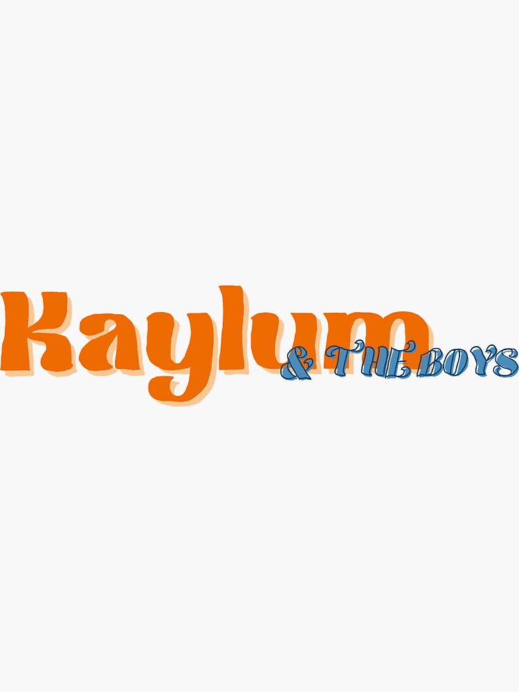 "kaylum and the boys" Sticker for Sale by wildflower-63 | Redbubble