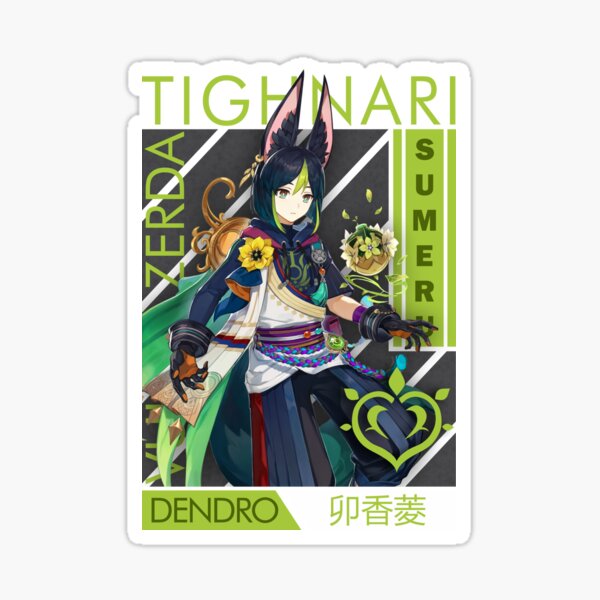 "Tighnari - Genshin Impact" Sticker for Sale by cantinhonifty | Redbubble
