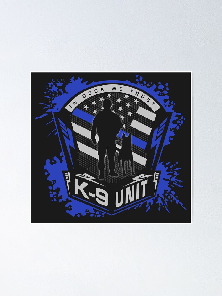 Póster «Unidad K9» de k9printart | Redbubble